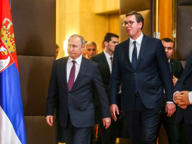 Vučić refuses to place sanctions on Putin in display of camaraderie